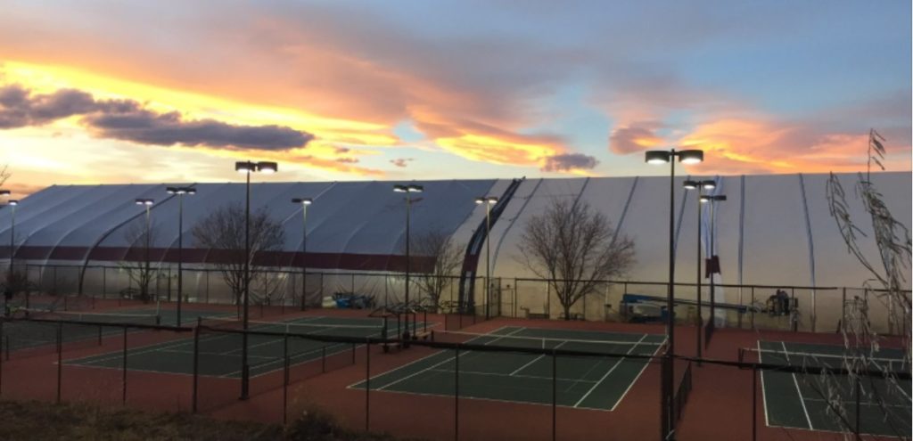 Highland Ranch Tennis Court Page 1 of 0 | Signature Structures Case Study